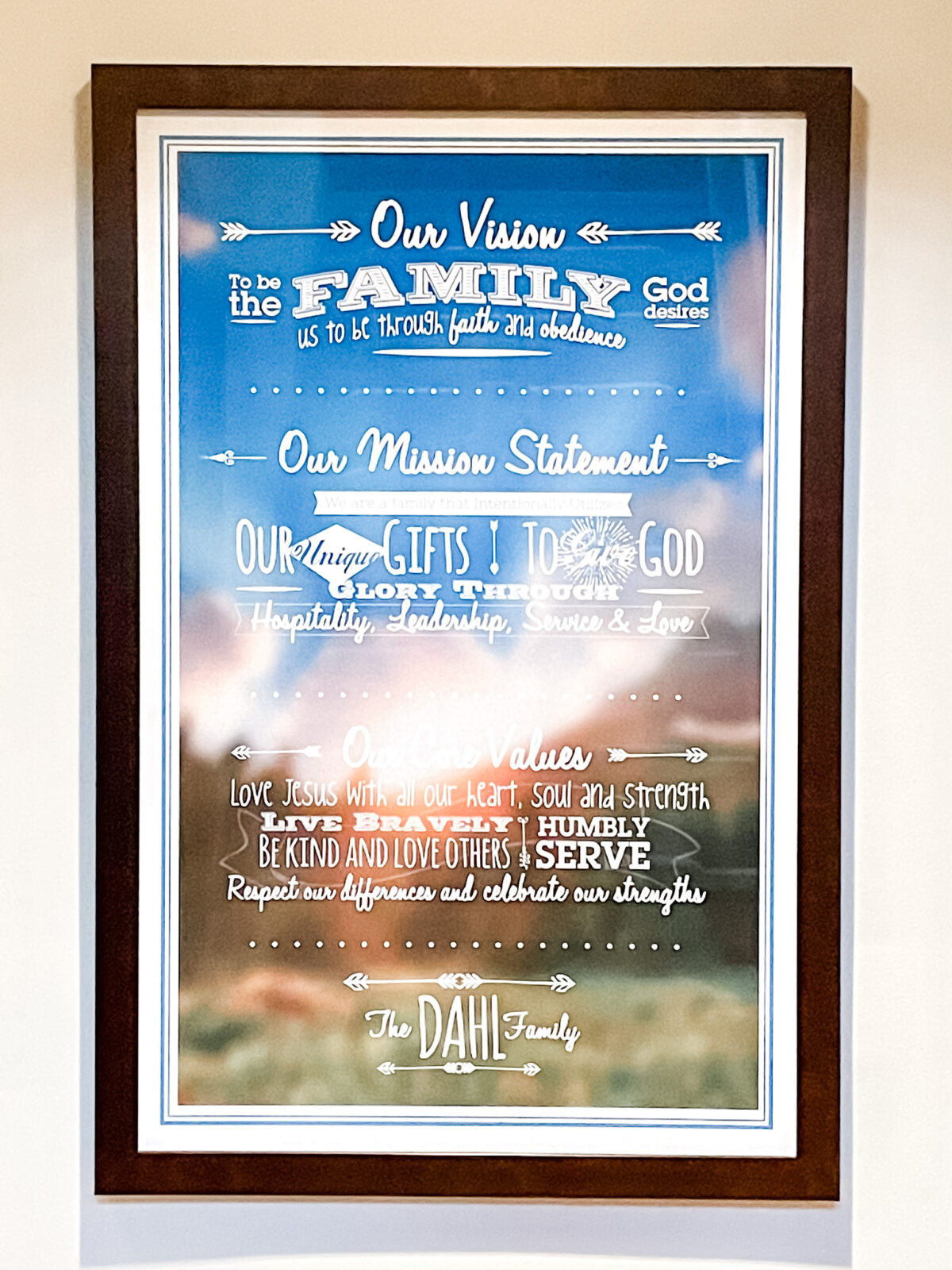 Create a Family Vision Statement - Jamie Dahl